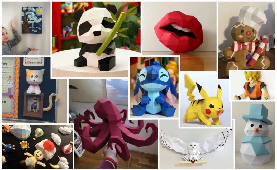 Papercraft 3D | Paper folding DIY origami 3D